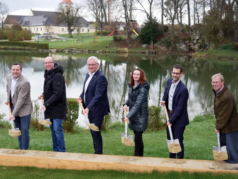 Schlosspark Eisenstadt : Spatenstich für Pumpdruckleitung - ImmoFokus